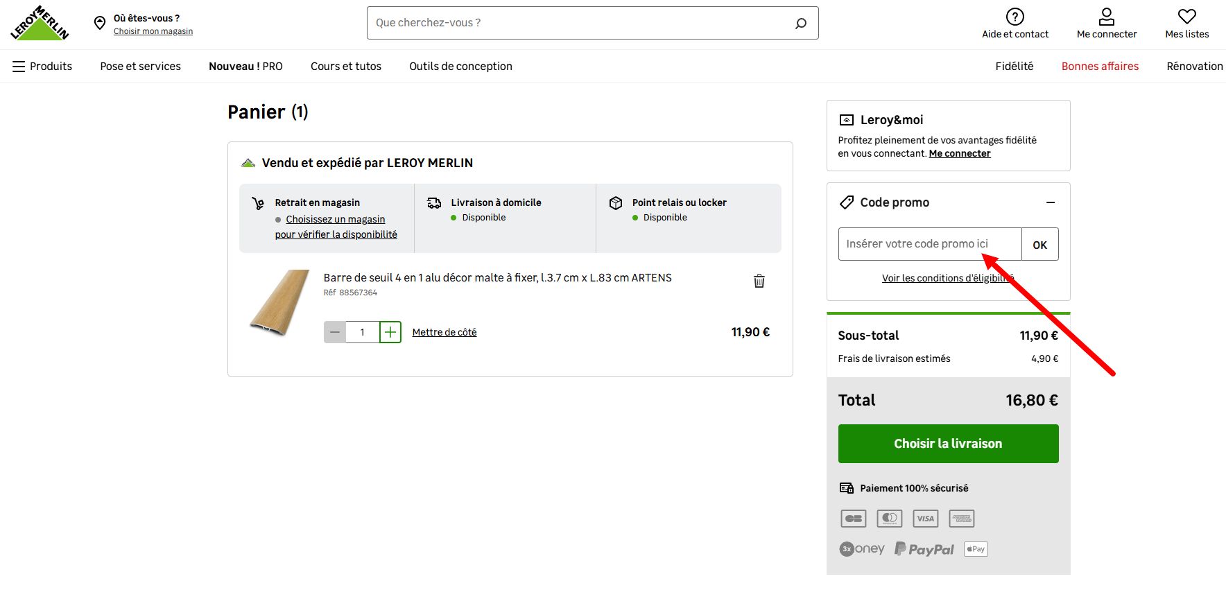 Codes promo Leroy Merlin | Jusqu’à 200€ – Offres vérifiées mai 2026