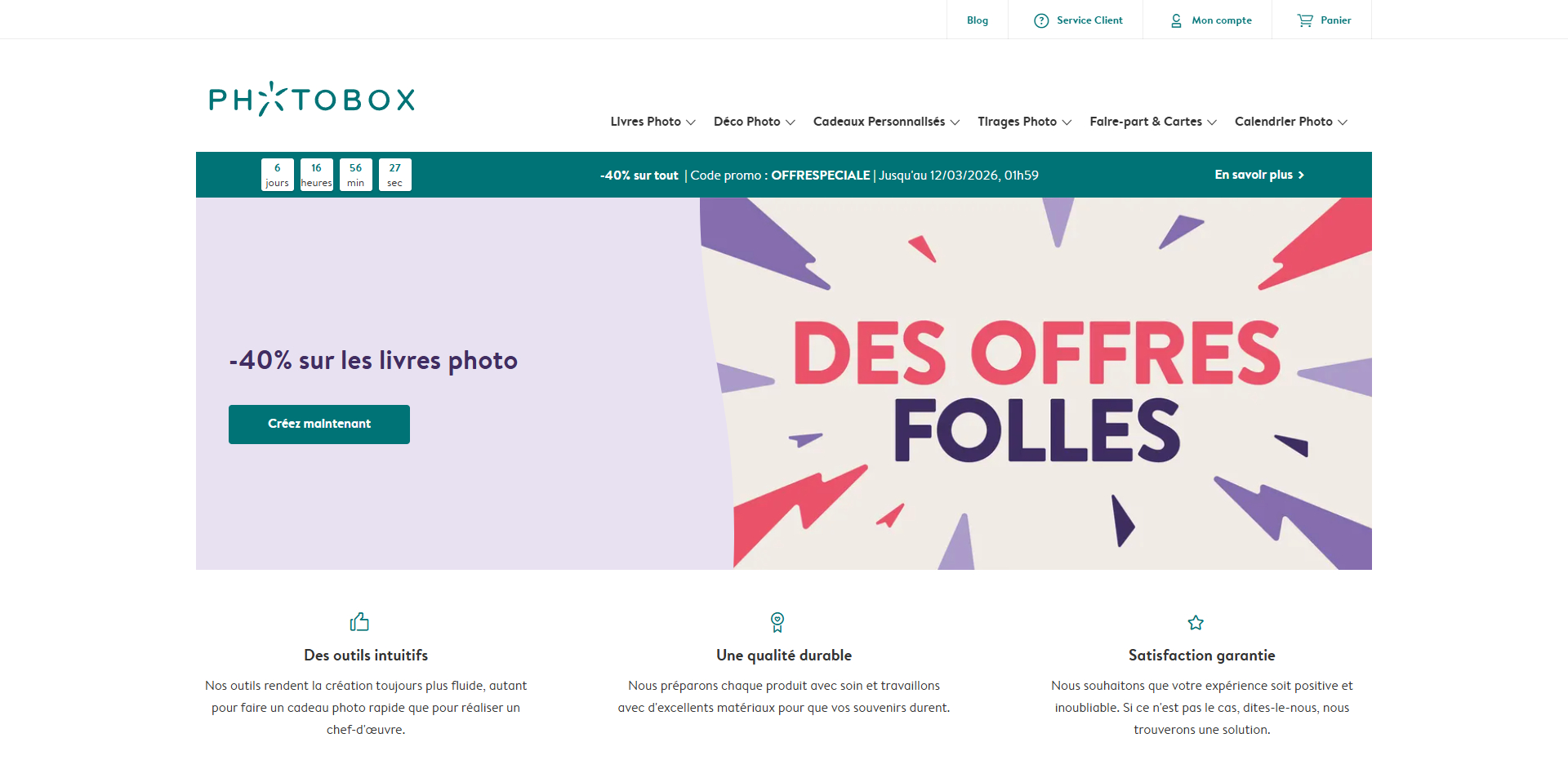 Codes promo PhotoBox (Mon Album Photo) | Jusqu’à 9€ – Offres vérifiées ...