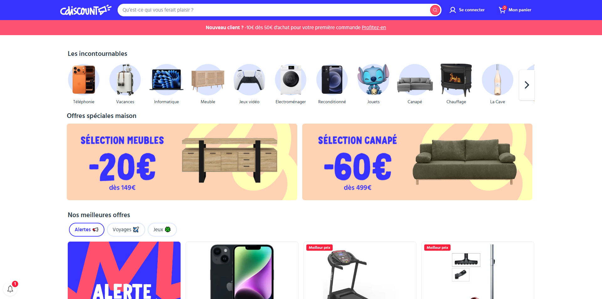 Codes promo Cdiscount | Jusqu’à 40€ – Offres vérifiées juin 2026