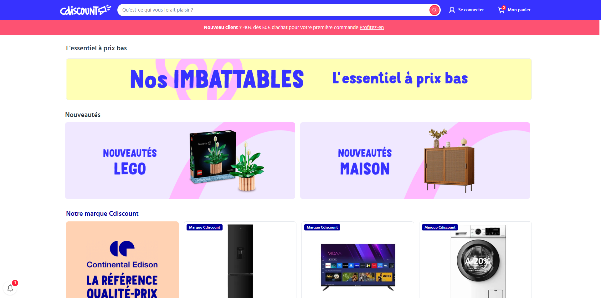 Codes promo Cdiscount | Jusqu’à 40€ – Offres vérifiées juin 2026