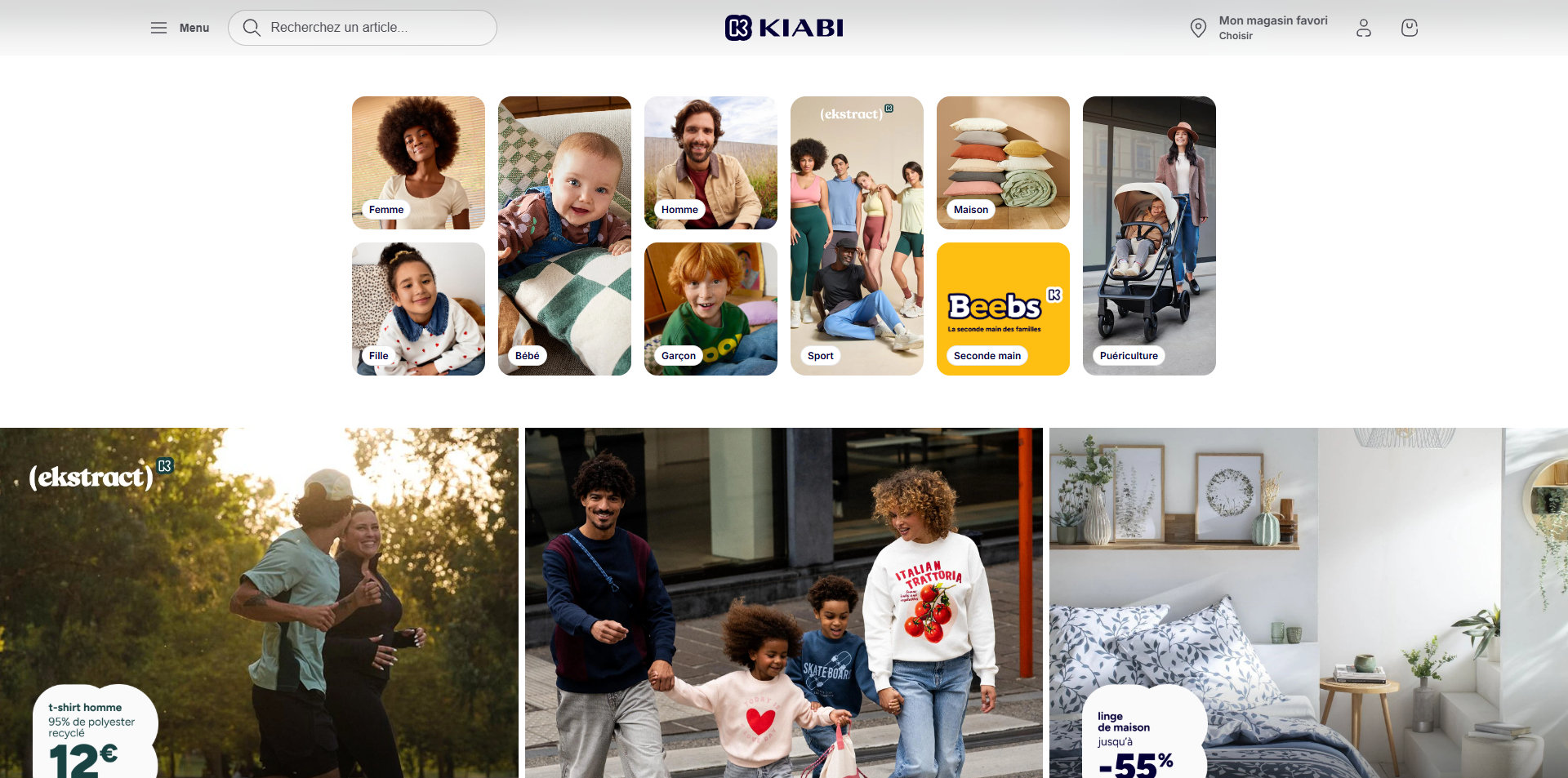 Codes promo KIABI | Jusqu’à 20€ – Offres vérifiées juin 2026
