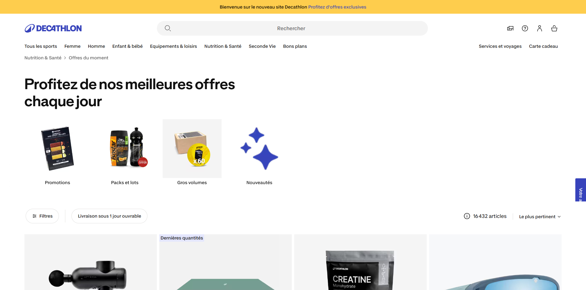 Codes promo Decathlon | Jusqu’à 40% – Offres vérifiées mai 2026