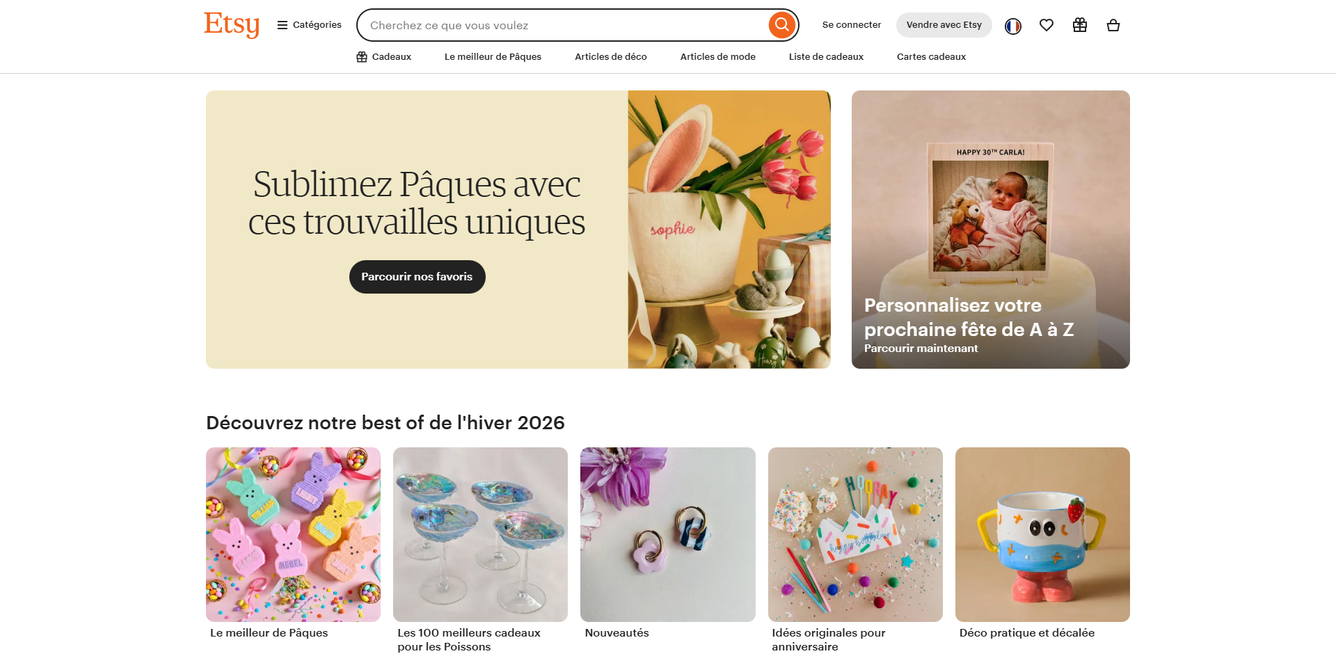 Codes promo Etsy | Jusqu’à 50 % – Offres vérifiées mai 2026