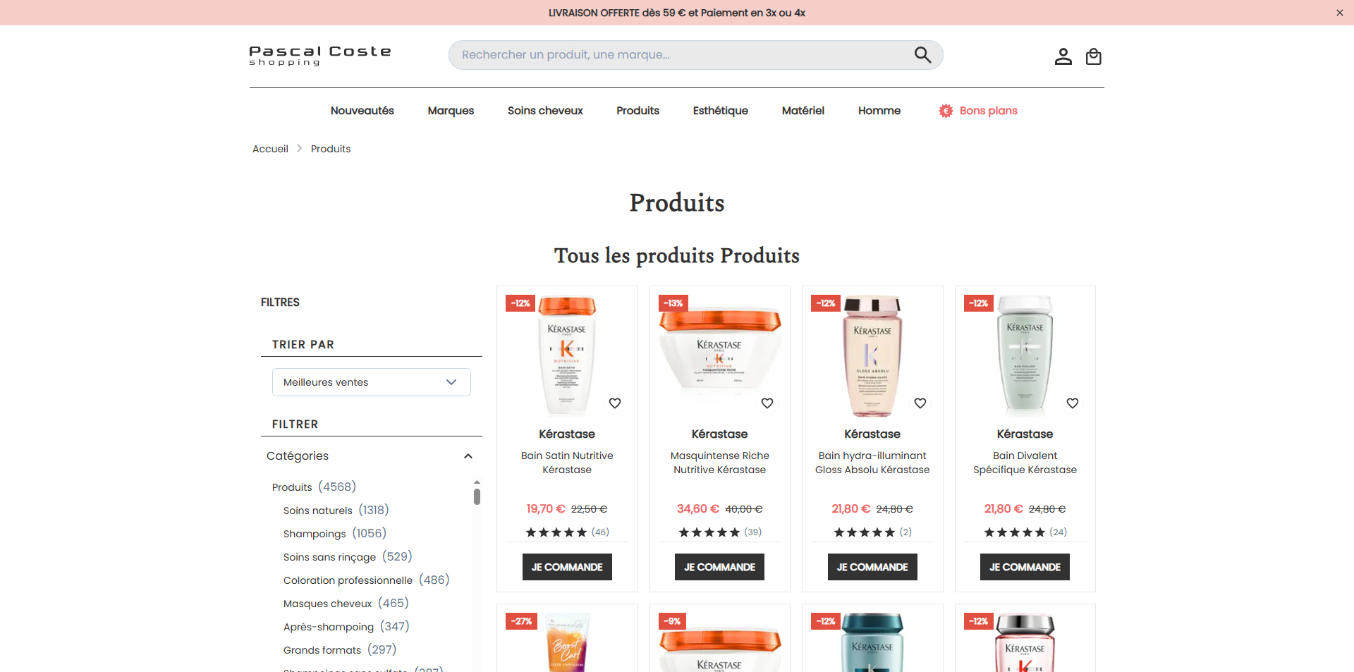 Codes promo Pascal Coste | Jusqu’à 59€ – Offres vérifiées juin 2026