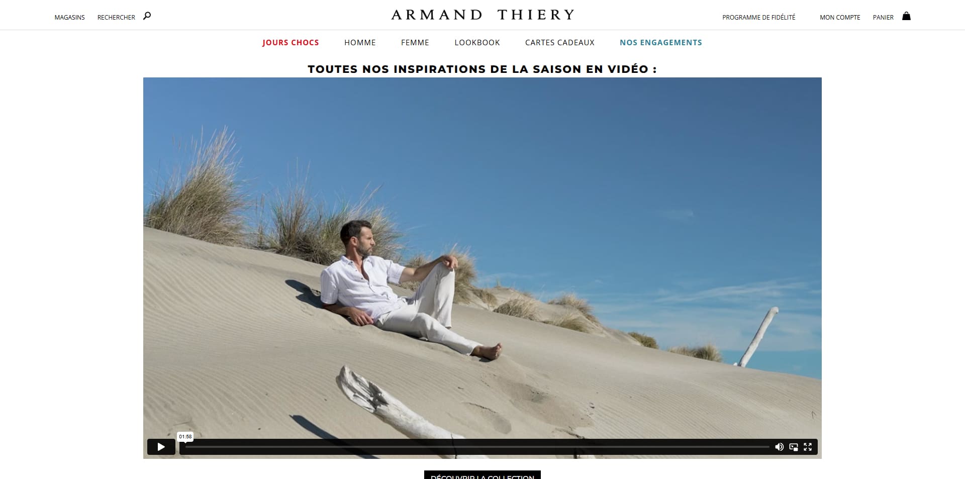 Codes promo Armand Thiery | Jusqu’à 59€ – Offres vérifiées mai 2026